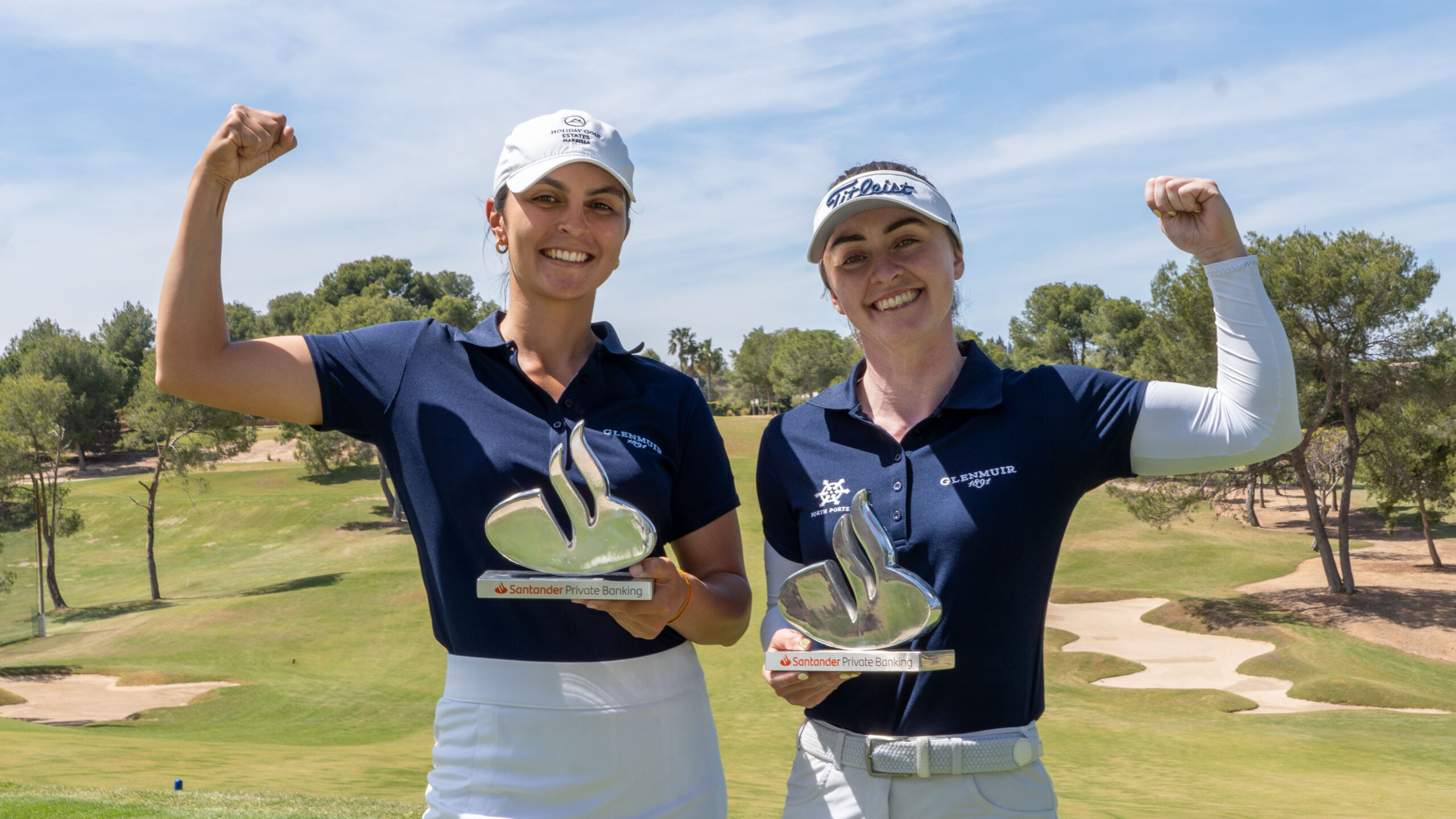 María Herráez y Clara Young, campeonas del Santander Golf Tour Dobles ...